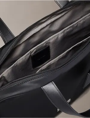 Calvin Klein Matte Nylon Commuter Bag