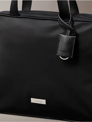 Calvin Klein Matte Nylon Commuter Bag