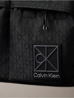 Calvin Klein Emblem Motif Utility Camera Bag