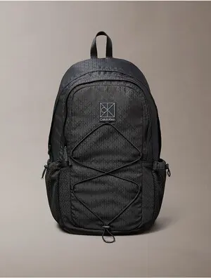 Calvin Klein Utility Emblem Backpack - Black