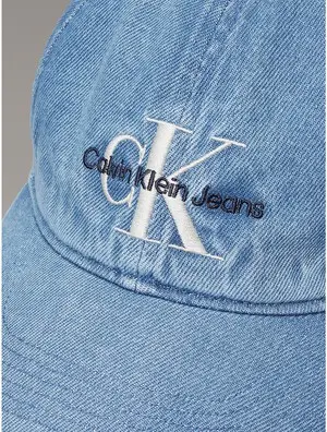 Calvin Klein Denim Cap With Embroidered Logo