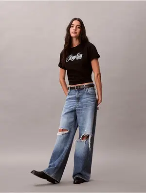 Calvin Klein Boxy T-shirt - Black
