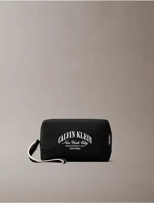 Calvin Klein Logo Graphic Pouch Black