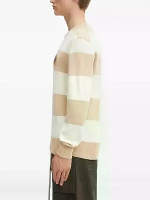 Lacoste Striped Badge Sweater