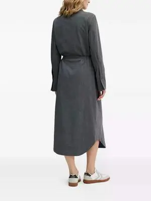 Lacoste Button Front Pocket Midi Dress