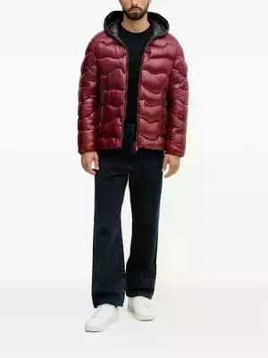 SAVE THE DUCK Quilted Hooded Jacket - Red