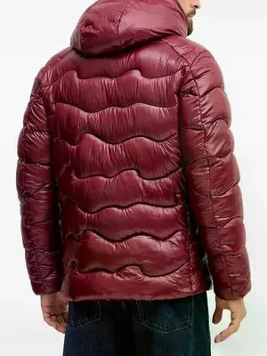 SAVE THE DUCK Quilted Hooded Jacket - Red