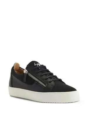 GIUSEPPE ZANOTTI Frankie Zip Low-top Sneakers - Black