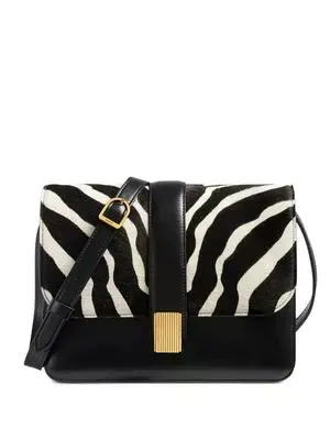 Khaite Blake Zebra-print Cross Body Bag