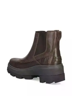Sorel Joan Pull-tab Chelsea Boots - Brown