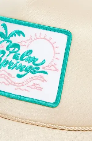 LOCAL BEACH Palm Springs Trucker Hat - Khaki