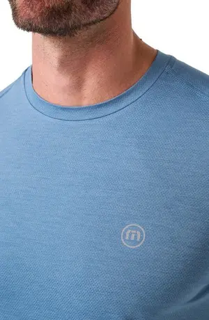 Travis Mathew Heater Pro Active T-shirt - Blue Horizon