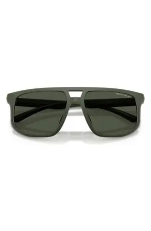 Armani Exchange 58mm Polarized Sunglasses