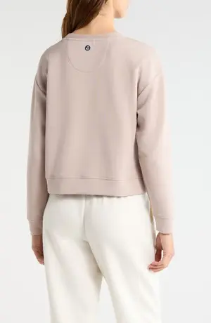 SWANNIES Sienna Crop Performance Sweatshirt
