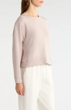 SWANNIES Sienna Crop Performance Sweatshirt