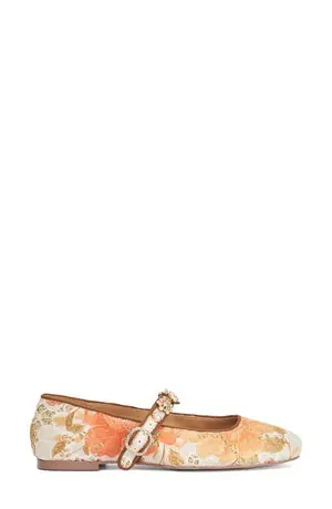 Dune London Hennrietta Floral Jacquard Flat