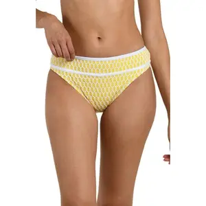 La Blanca Prep Banded Bikini Bottom - Soleil