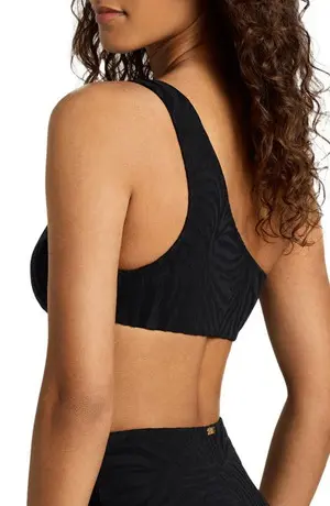 Ralph Lauren Ring One-shoulder Bikini Top