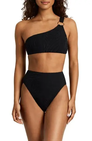 Ralph Lauren Ring One-shoulder Bikini Top