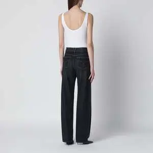 Versace Jeans With Studs And Crystals - Black