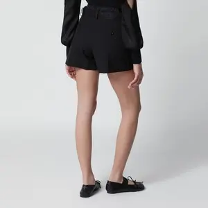 Sacai Wool-blend Belted Shorts