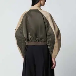 Sacai Nylon Zip Jacket - Green