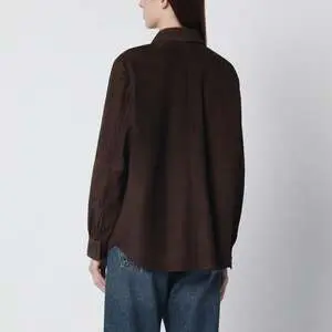 TOTEME Leather Shirt Jacket