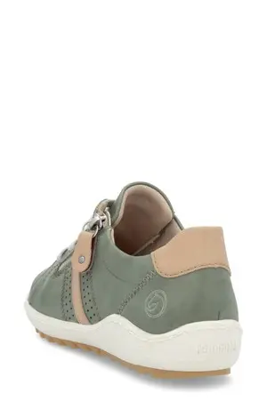 REMONTE Liv 40 Leather Sneaker - Mint/bisquit/mint