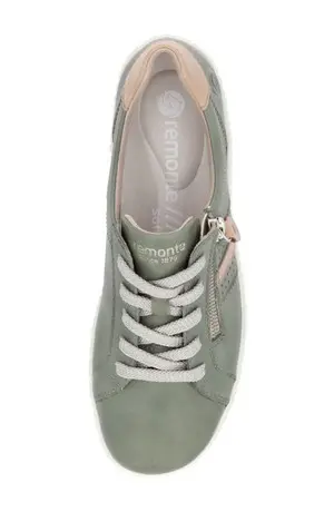 REMONTE Liv 40 Leather Sneaker - Mint/bisquit/mint