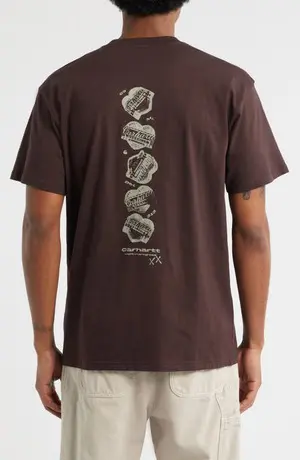 Carhartt Work In Progress Garble Logo Graphic T-shirt - Palisander