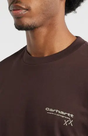 Carhartt Work In Progress Garble Logo Graphic T-shirt - Palisander