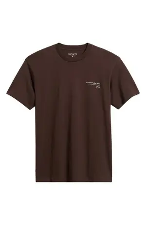 Carhartt Work In Progress Garble Logo Graphic T-shirt - Palisander