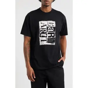 Carhartt Work In Progress Moving Letterpress Cotton Graphic T-shirt