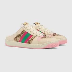 Gucci Screener Gg Canvas Mule