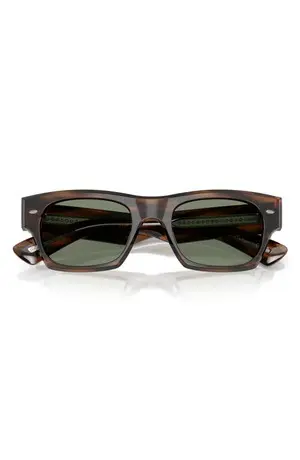 Oliver Spencer Kasdan Rectangular Sunglasses - Barchan/new G-15