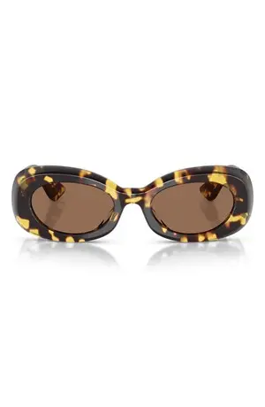 Oliver Spencer X Khaite Oval Sunglasses - Vintage Dtb/brown