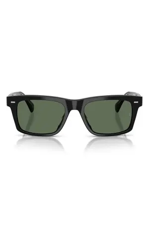 Oliver Spencer X Roger Federer Rectangular Sunglasses - Black/g-15 Polar