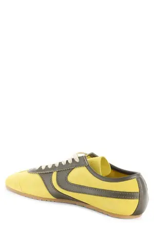 Dries Van Noten Suede Low Top Sneakers - Yellow 202