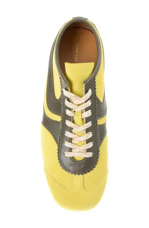 Dries Van Noten Suede Low Top Sneakers - Yellow 202