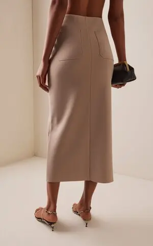 BIRROT Button Wrapped Skirt