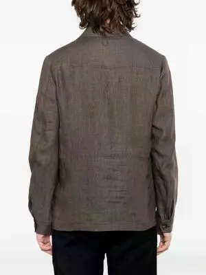 Canali Flap Pockets Shirt Jacket