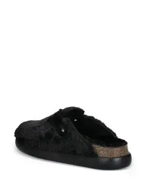 DR. SCHOLL'S SHOES Buckle Detail Slippers - Black