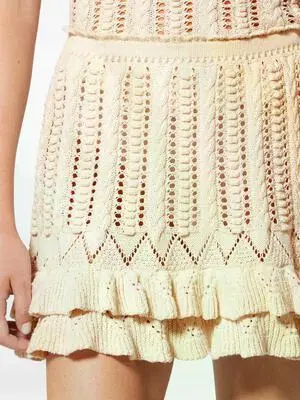 MARANT ETOILE Nelle Mini Skirt - Neutrals