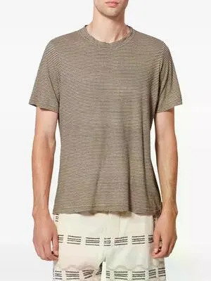 MARANT Leon Striped T-shirt - Neutrals