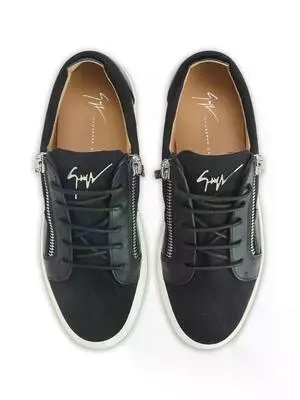GIUSEPPE ZANOTTI Frankie Zip Low-top Sneakers - Black