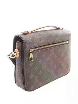 LOUIS VUITTON Monogram Pochette Metis Crossbody Bag - Brown