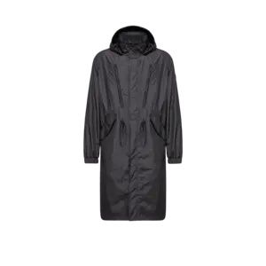 Moncler Aliso Hooded Rain Coat - Black