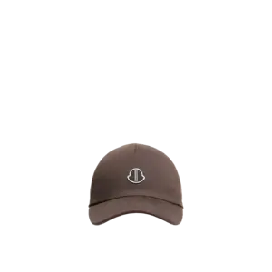 MONCLER + RICK OWENS Cotton Baseball Cap - Brown