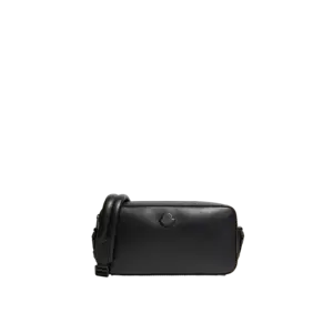 Moncler Carlo Leather Crossbody Bag - Black