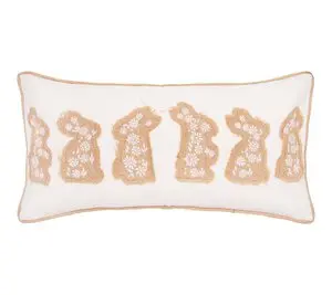 VALERIE PARR HILL Easter Bunnies Throw Pillow Valerie - One-color